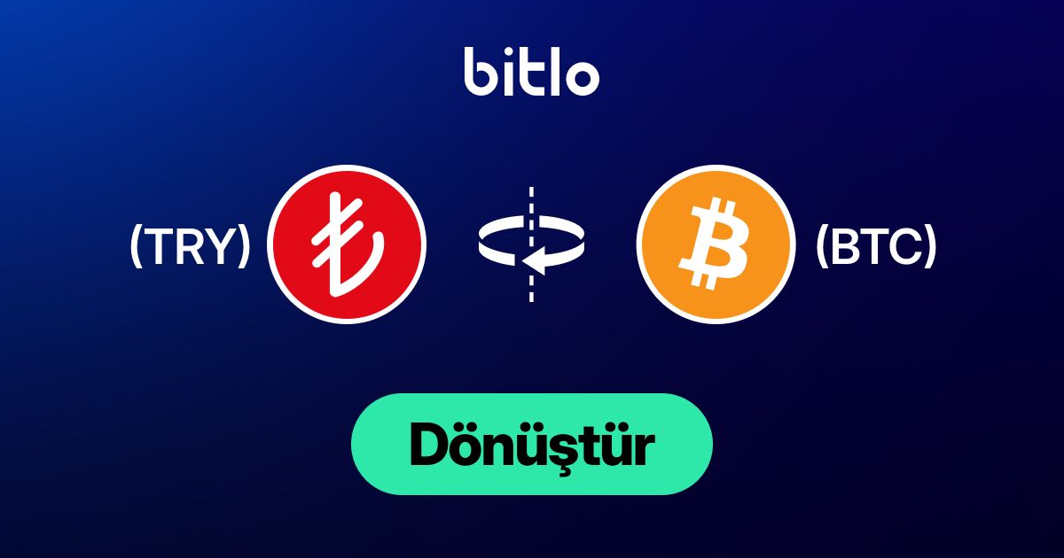Türk Lirası ile Bitcoin (BTC) Satın Al - Bitlo.com