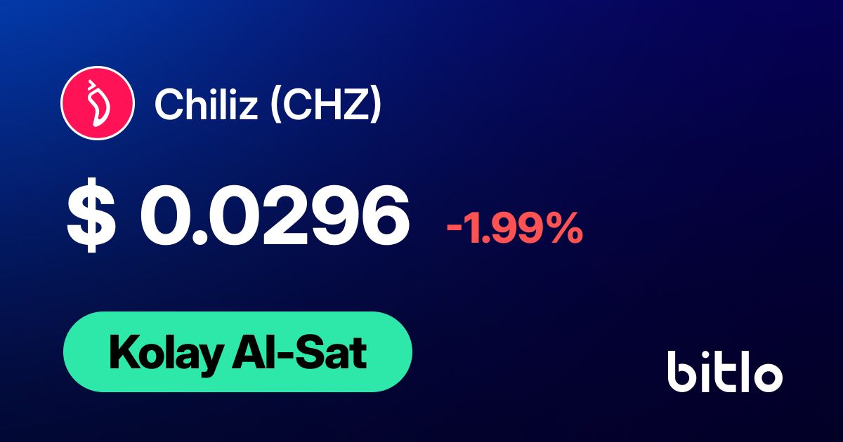 Chiliz (CHZ) Satın Al - CHZ/USDT - Bitlo.com