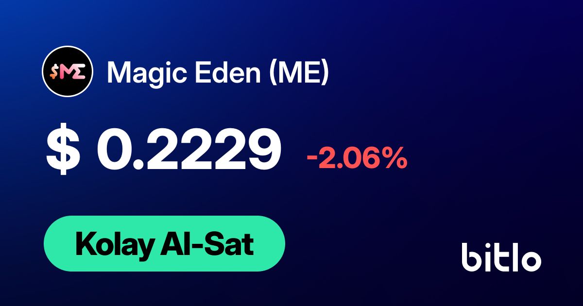 Magic Eden (ME) Satın Al - ME/USDT - Bitlo.com