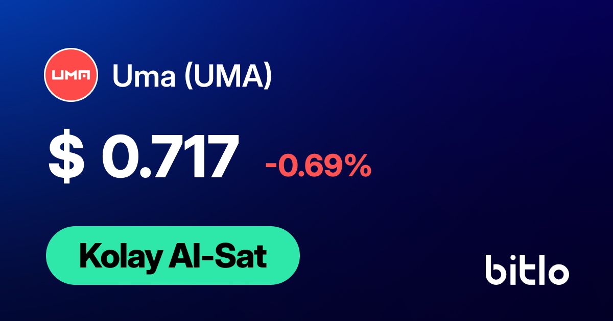 UMA (UMA) Satın Al - UMA/USDT - Bitlo.com