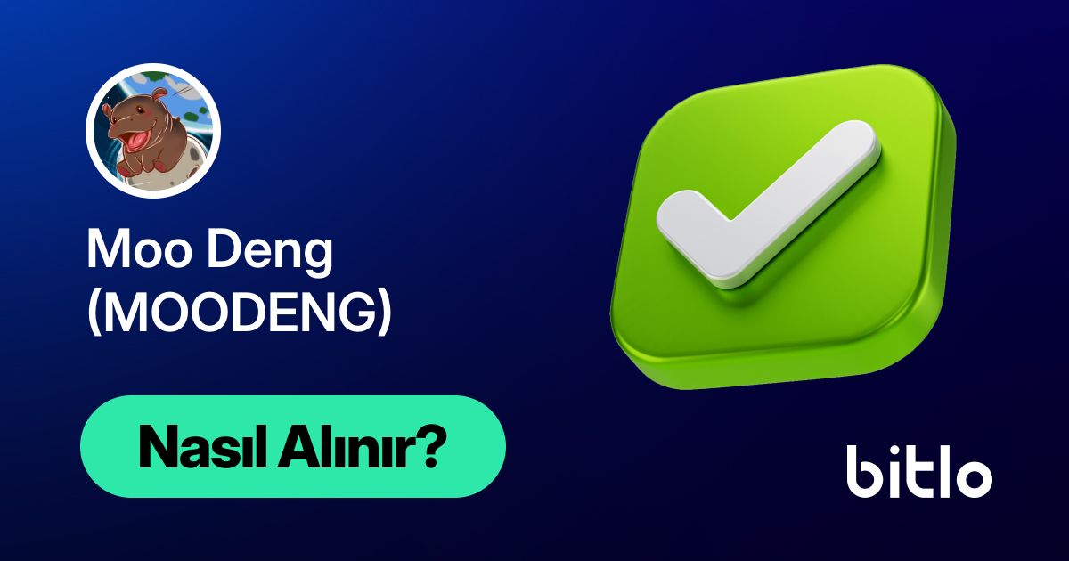 5 Adımda Moo Deng (MOODENG) Nasıl Alınır? [Rehber] - Bitlo.com
